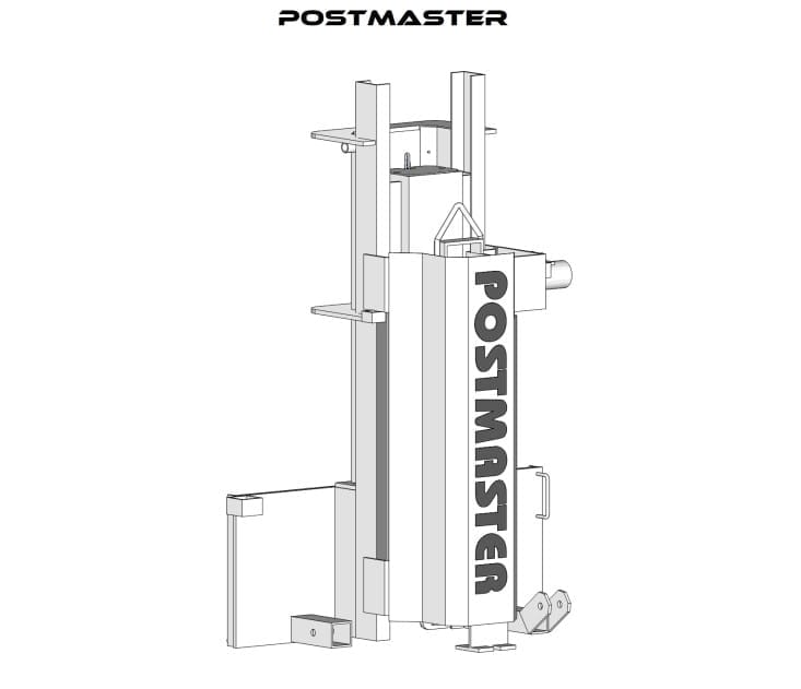 Postmaster 9000 Post Pounder without tilt - GLC Equipment